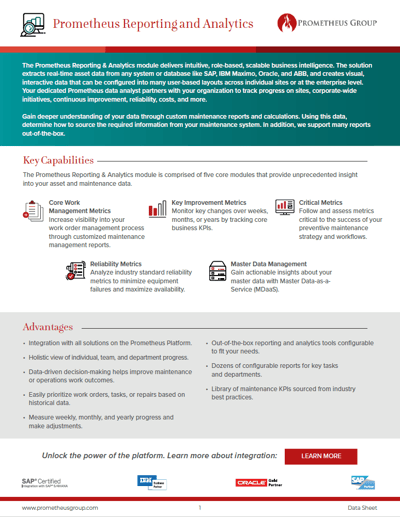 Prometheus Reporting & Analytics | Prometheus Group